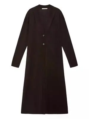 Malìparmi Button-front Knit Coat - Brown