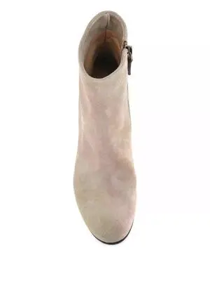 DEL CARLO Zip Ankle Boots - Neutrals