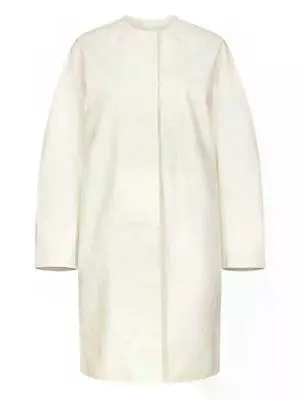 Loulou De Saison Single-breasted Collarless Coat