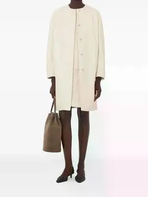 Loulou De Saison Single-breasted Collarless Coat