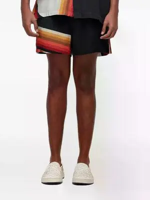 OSKLEN Wave-pattern Drawstring Shorts