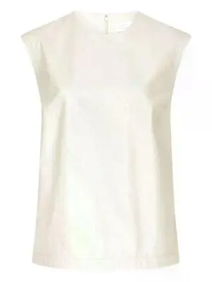 Loulou De Saison Ostrich-effect Zip Top