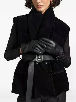 Manière De Voir Taya Velvet-effect Puffer Jacket