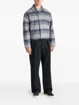 Manière De Voir Checked Brushed Jacket