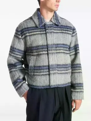 Manière De Voir Checked Brushed Jacket