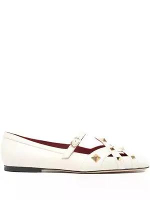 Valentino Garavani Studded Rockstud Ballerina Flats