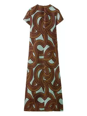 La DoubleJ Swing Midi Dress - Blue