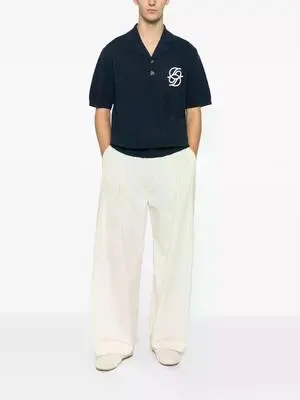 Drole De Monsieur Polo Maille Monogramme Polo Shirt
