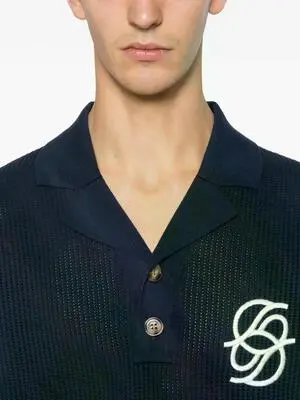 Drole De Monsieur Polo Maille Monogramme Polo Shirt