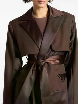 Manière De Voir Ilona Belt-detail Trench Coat
