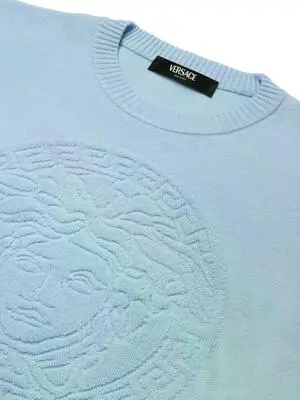 Versace Medusa Motif Crewneck Sweater