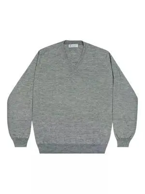 Brunello Cucinelli V-neck Sweater - Grey