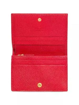 Valentino Garavani V-logo Signature Wallet - Red