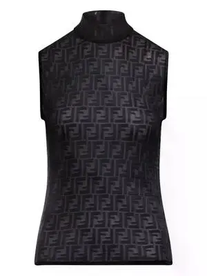 Fendi Ff Lace Top