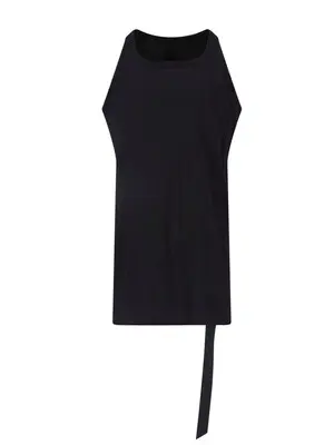 Rick Owens Cotton Tank Top - Black