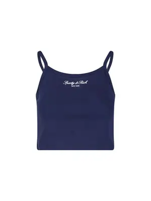 Rick Owens RICK OWENS Cotton Tank Top Blue