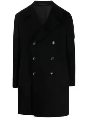 Tagliatore Double-breasted Notched-lapels Coat