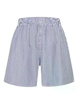 PARAMIDONNA Cora Striped Shorts - Blue