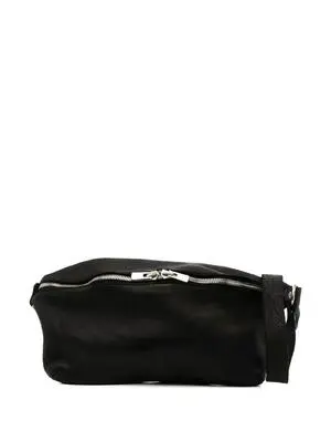 Guidi Leather Messenger Bag - Black