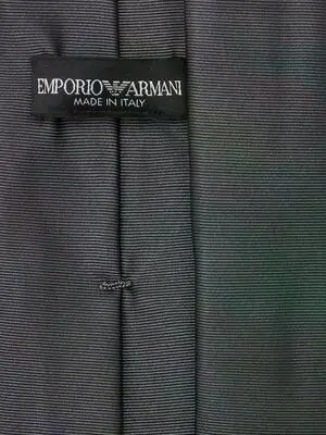 Emporio Armani Embroidered Silk Tie