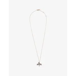 Kismet By Milka Phoenix Mini Diamond Pendant Necklace - Rose Gold