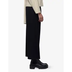 LEEM Wide-leg Cropped Woven Trousers