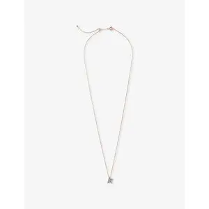 Kismet By Milka Comet Mini Diamond Pendant Necklace - Rose Gold