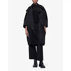 LEEM Wool-blend Biker Coat