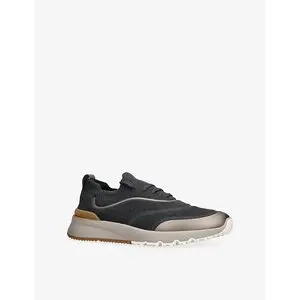 Brunello Cucinelli Knitted Low Top Sneakers