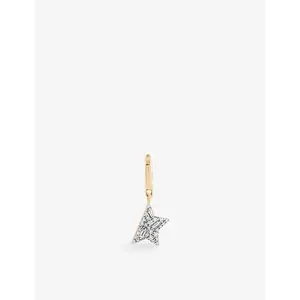 Kismet By Milka Comet Mini Diamond Charm - Yellow Gold