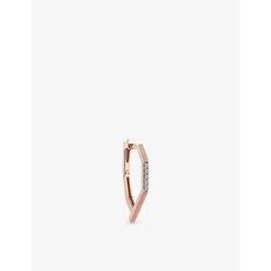 Kismet By Milka Diamond Hoop Earring - Rose Gold
