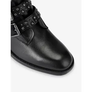 Carvela Studio Strap Leather Ankle Boots