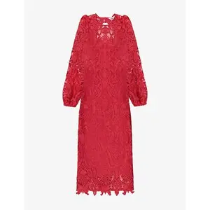 RO&ZO Kendall Open-back Lace Maxi Dress