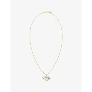 Kismet By Milka Evil Eye Mini Diamond Pendant Necklace - Yellow Gold