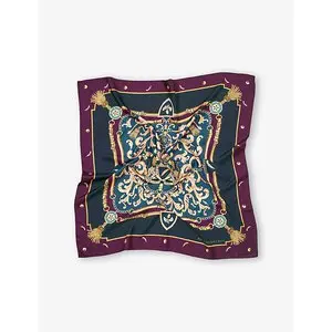 ASPINAL OF LONDON Signature Silk Scarf