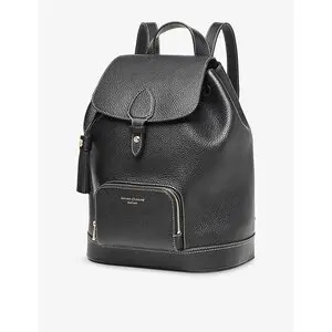 ASPINAL OF LONDON Hudson Small Leather Backpack - Black