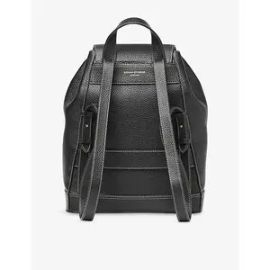 ASPINAL OF LONDON Hudson Small Leather Backpack - Black
