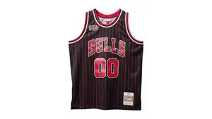 PLAYBOI CARTI Playboi Carti X NBA X Mitchell & Ness Chicago Bulls 1995-96 Swingman Jersey - Black