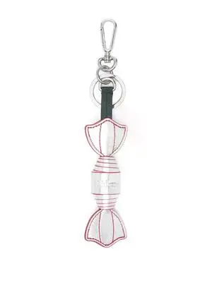 Mulberry Candy Keyring - Silver