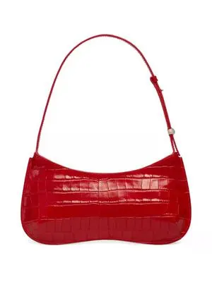 Jacquemus Le Bisou Crocodile-embossed Zip Shoulder Bag