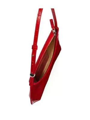 Jacquemus Le Bisou Crocodile-embossed Zip Shoulder Bag