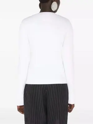 JEAN PAUL GAULTIER Chevron-detail Crewneck Sweater