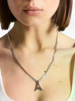 Manière De Voir Eiffel Pendant Sterling Necklace - Silver