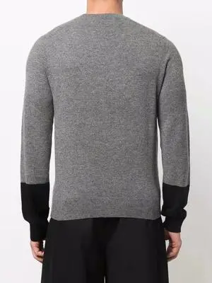 Comme Des Garçons Two-tone Wool Jumper