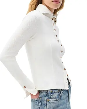 Rag & Bone The Knit Cardigan Sweater - Ivory