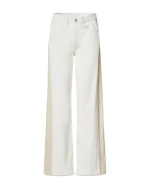 Rag & Bone Logan High-rise Spliced Wide-leg Jeans