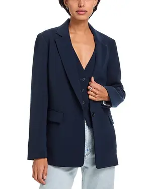 Rag & Bone Jennifer Combo Crepe Blazer & Vest Set - Salute