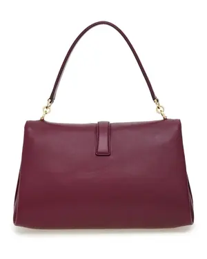 FERRAGAMO Front Flap Small Leather Handbag