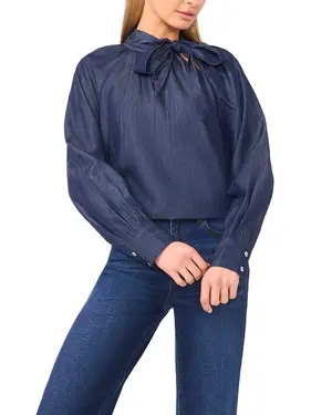 CECE DUPRAZ Raglan Sleeve Bow Shirt