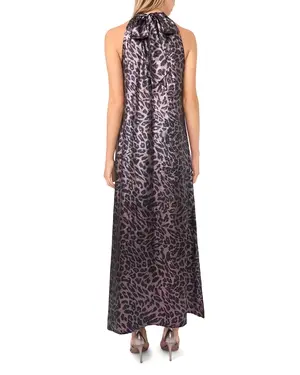 Vince Camuto Halter High Neck Maxi Dress